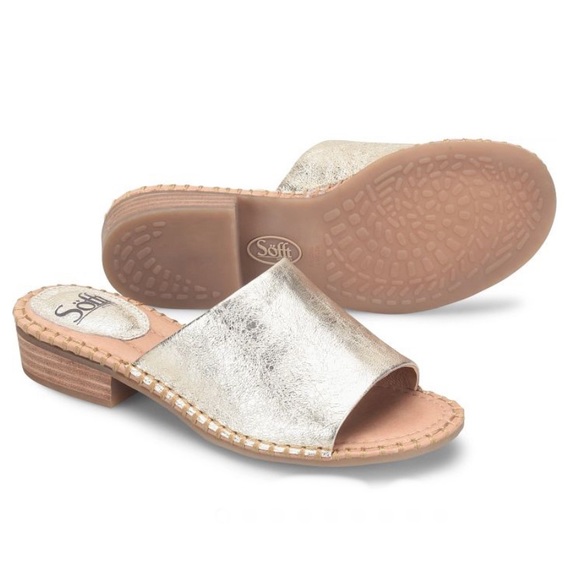 Sofft | Shoes | Nwt Sofft Nalanie Leather Slide | Poshmark